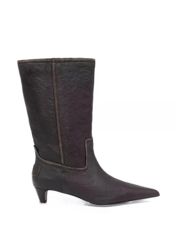 ALLSAINTS Veda Pointed-toe Leather Boots