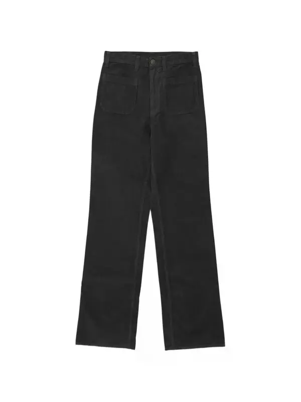 FORTELA Jane Corduroy Bootcut Trousers - Black