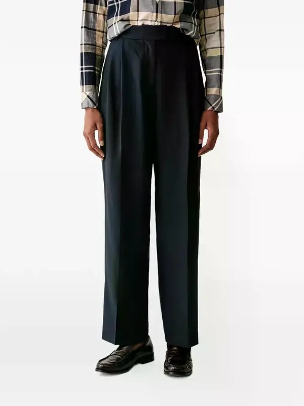 Barbour Fawne Straight-leg Trousers