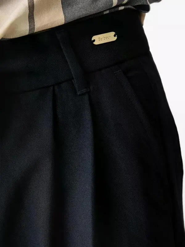 Barbour Fawne Straight-leg Trousers