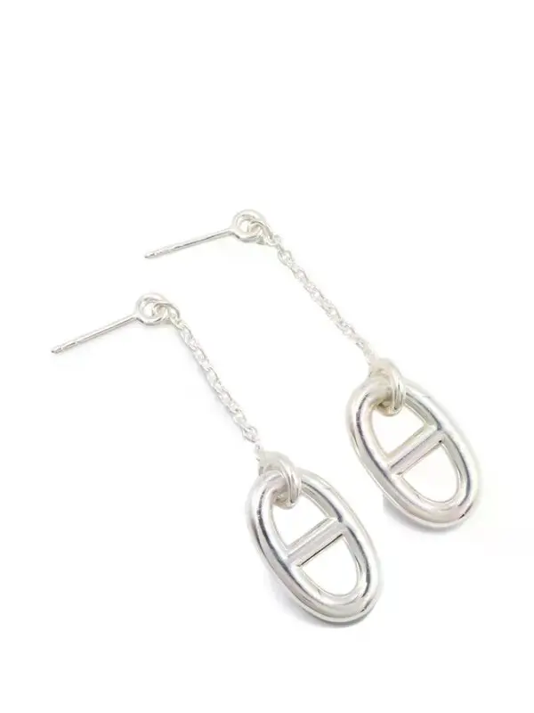 Hermès 2010s Chaîne D'ancre Earrings