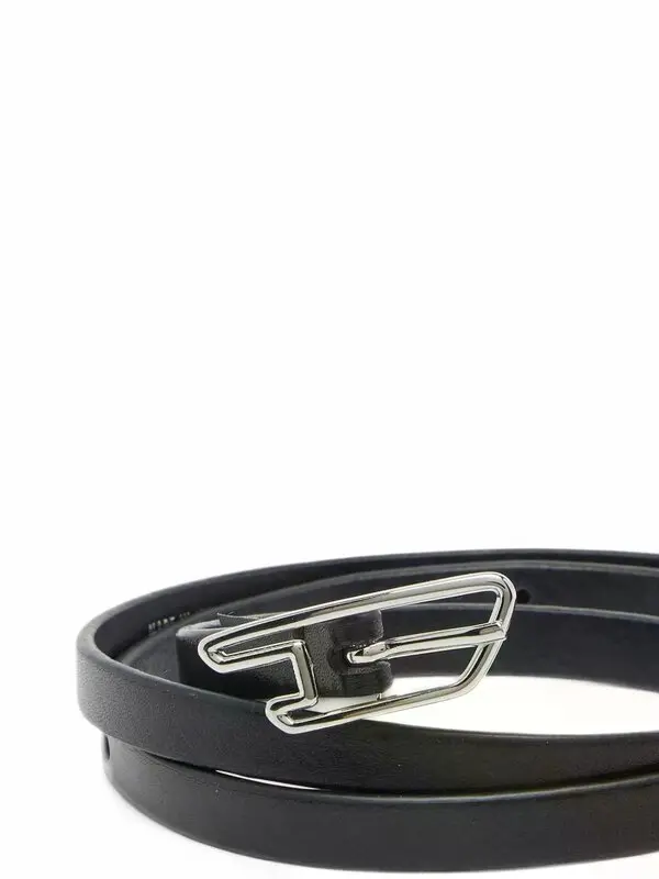 DIESEL® 1.5cm Belt In Pull-up Leather With D Buckle
