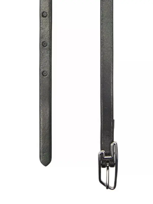 DIESEL® 1.5cm Belt In Pull-up Leather With D Buckle