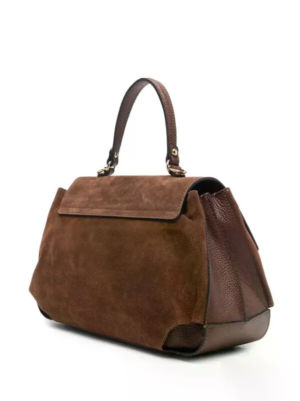 MARC ELLIS Spency L Suede-panelled Shoulder Bag
