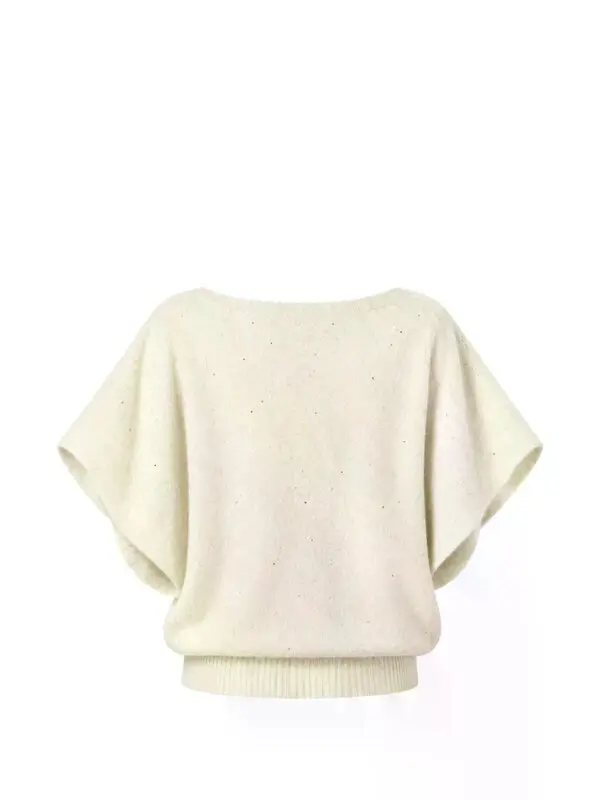 Liviana Conti Gillian Sequin-embellished Batwing-sleeve Sweater