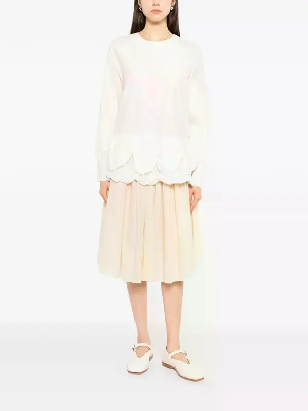 COTEMP Ruffled Long-sleeve Top