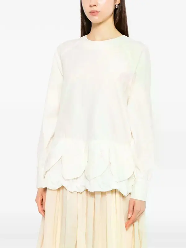 COTEMP Ruffled Long-sleeve Top