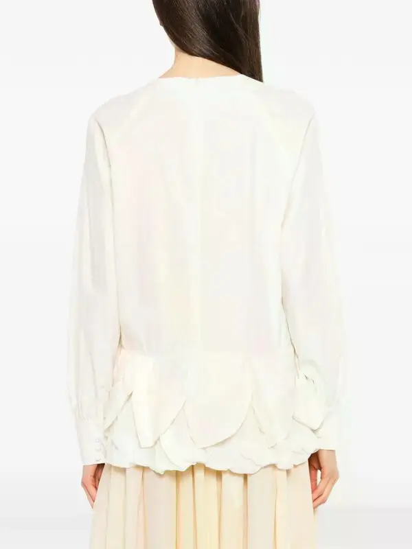 COTEMP Ruffled Long-sleeve Top