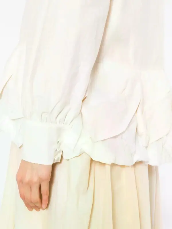 COTEMP Ruffled Long-sleeve Top