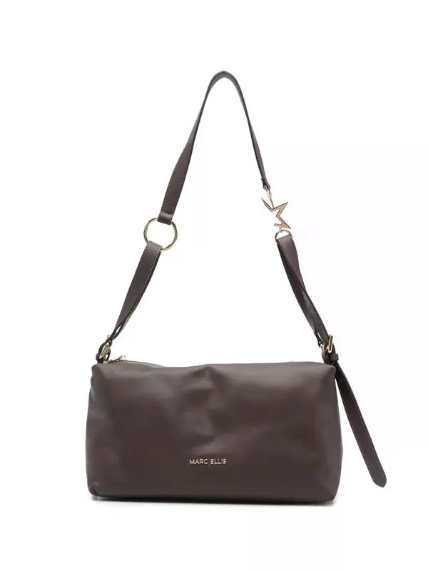 MARC ELLIS Estrella Logo-plaque Shoulder Bag - Brown