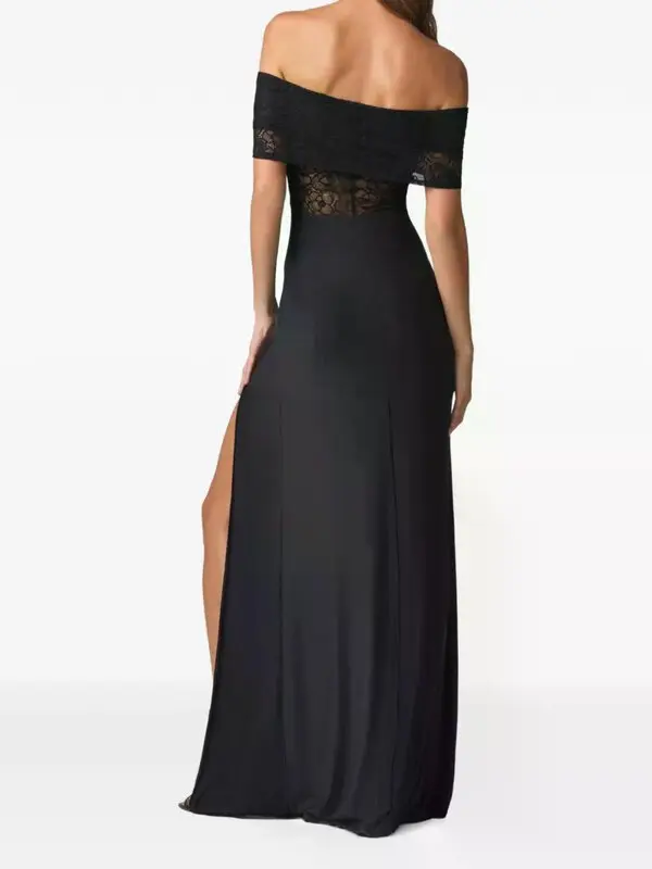 Kiki De Montparnasse Anemone Lace Off-shoulder Maxi Dress