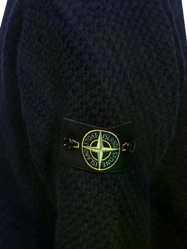 Stone Island 5100056 Lamswool Jumper - Blue