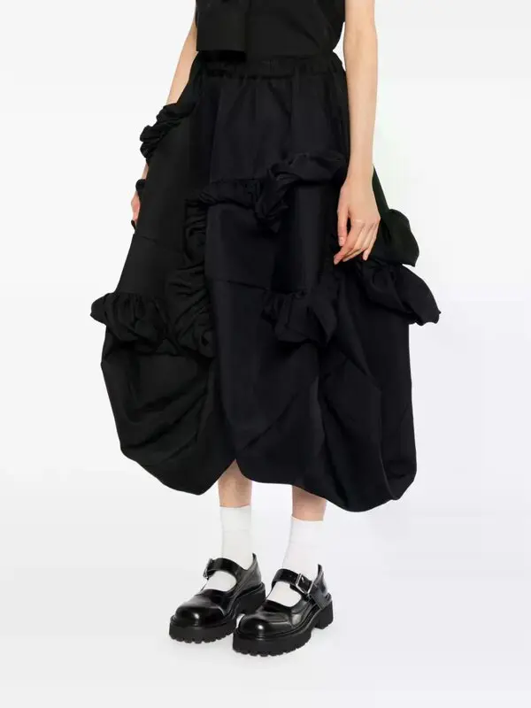 Comme Des Garçons Ruffled Asymmetric Skirt