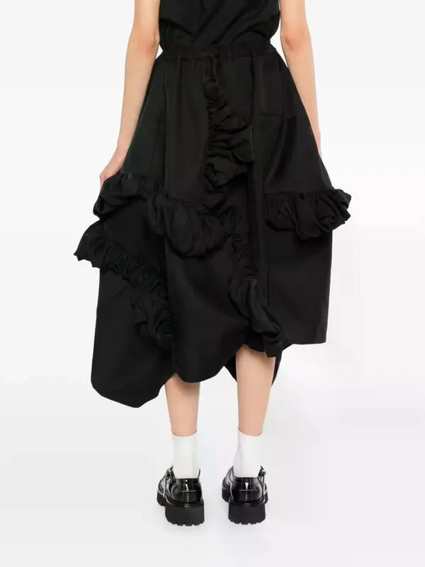 Comme Des Garçons Ruffled Asymmetric Skirt