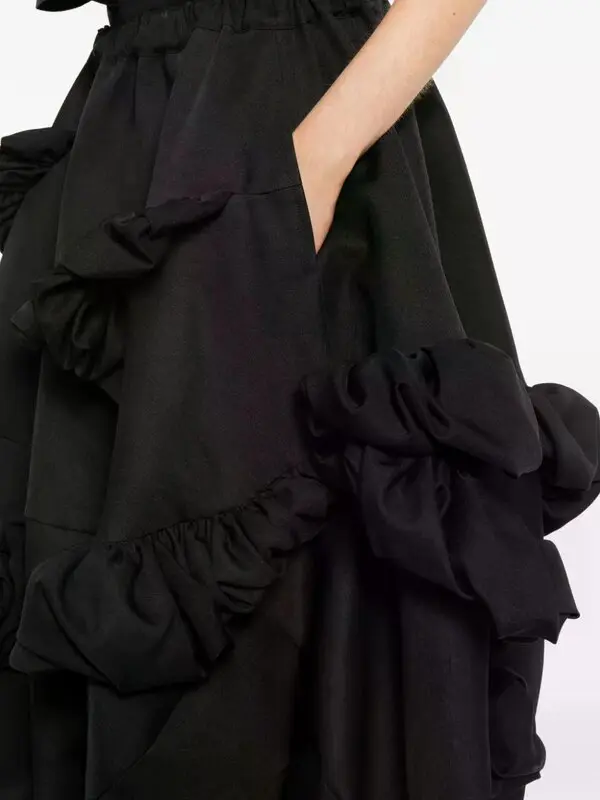 Comme Des Garçons Ruffled Asymmetric Skirt