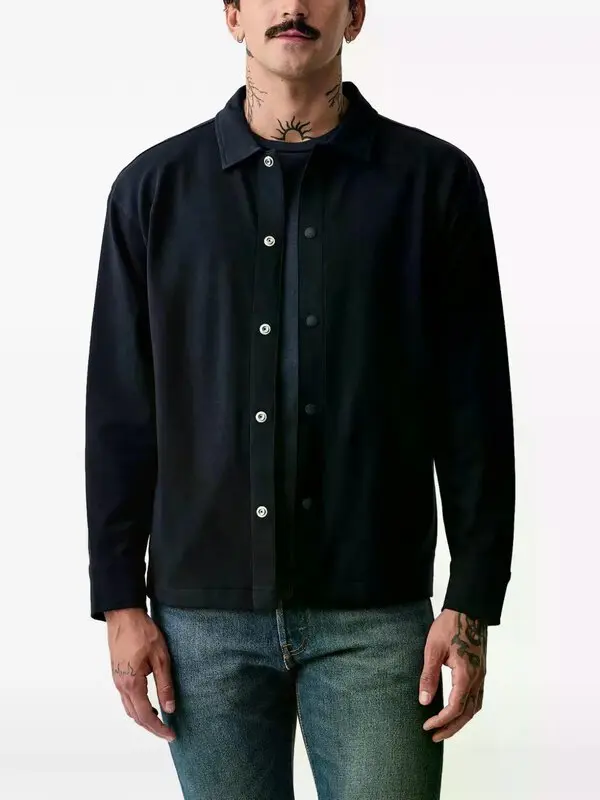 Marc O'polo Logo-engraved Press-stud Overshirt