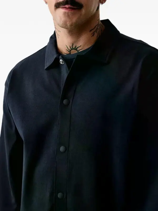 Marc O'polo Logo-engraved Press-stud Overshirt