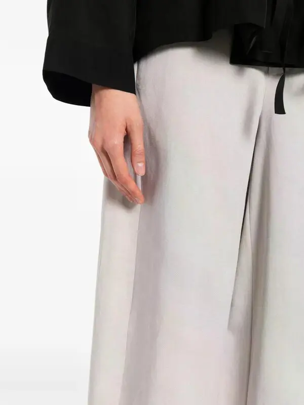 YEAREAST Wide-leg Cropped Trousers