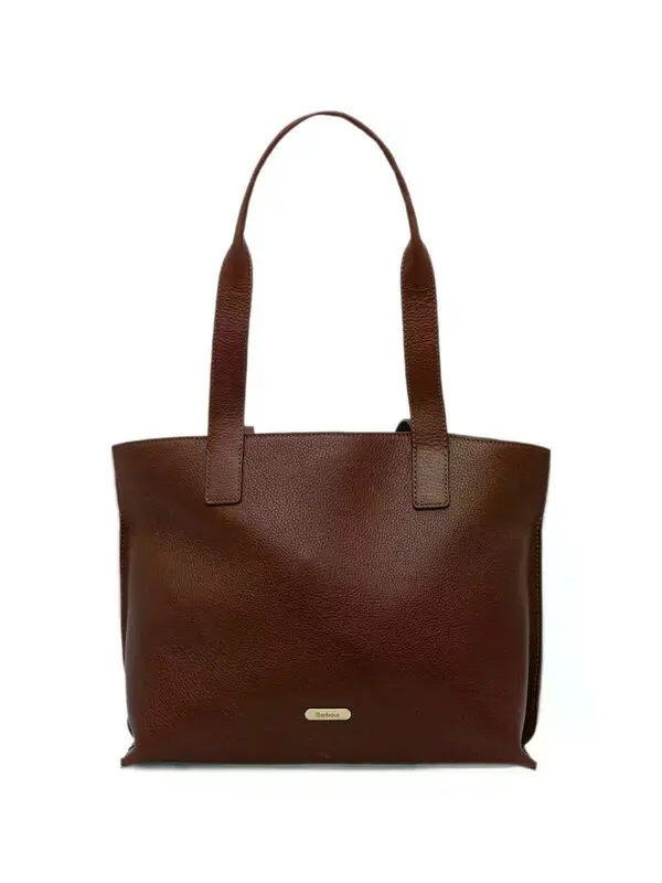 Barbour Alder Large Leather Tote Bag