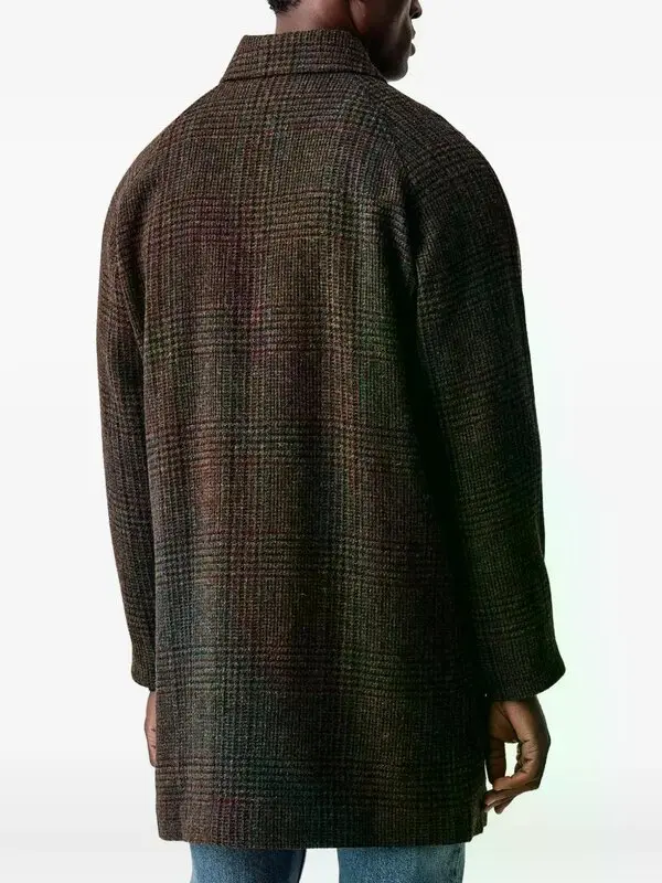 Barbour Lorden Check Wool Overcoat