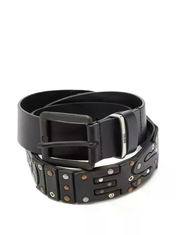 DIESEL® B-dsl Rivets Belt - Black