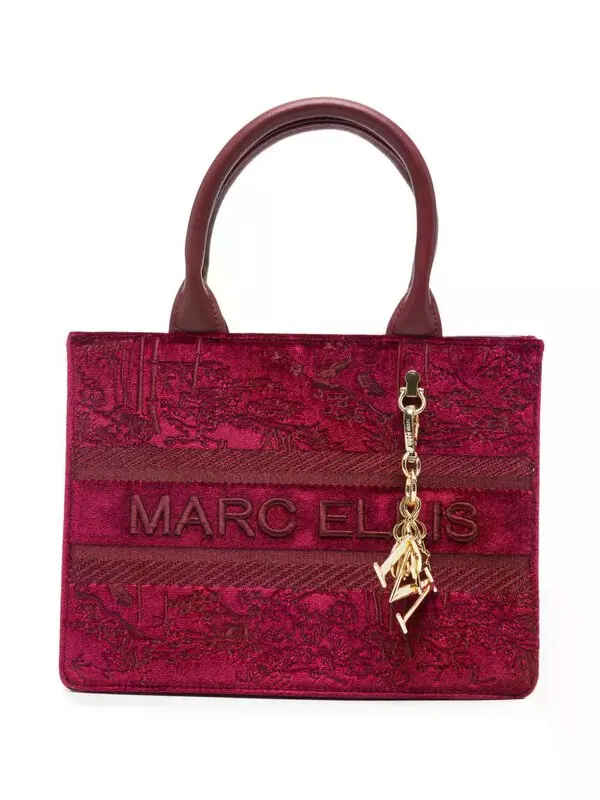 MARC ELLIS Sophy Logo-embroidered Shoulder Bag - Red