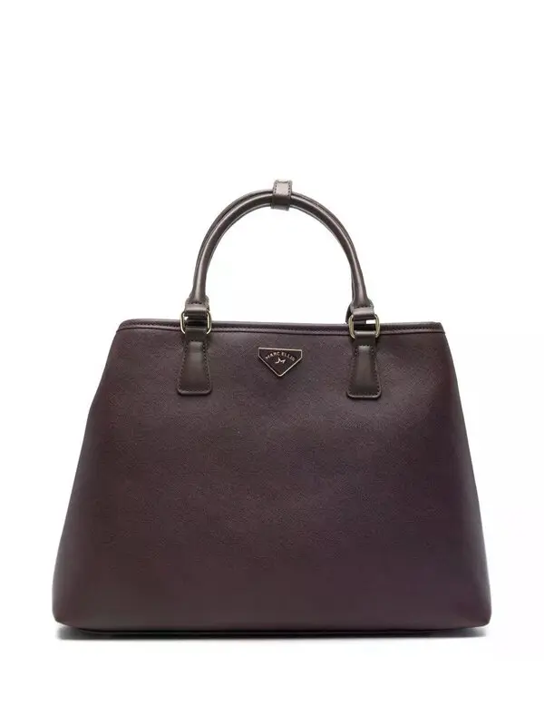 MARC ELLIS Kassy M Logo-plaque Saffiano-effect Tote Bag