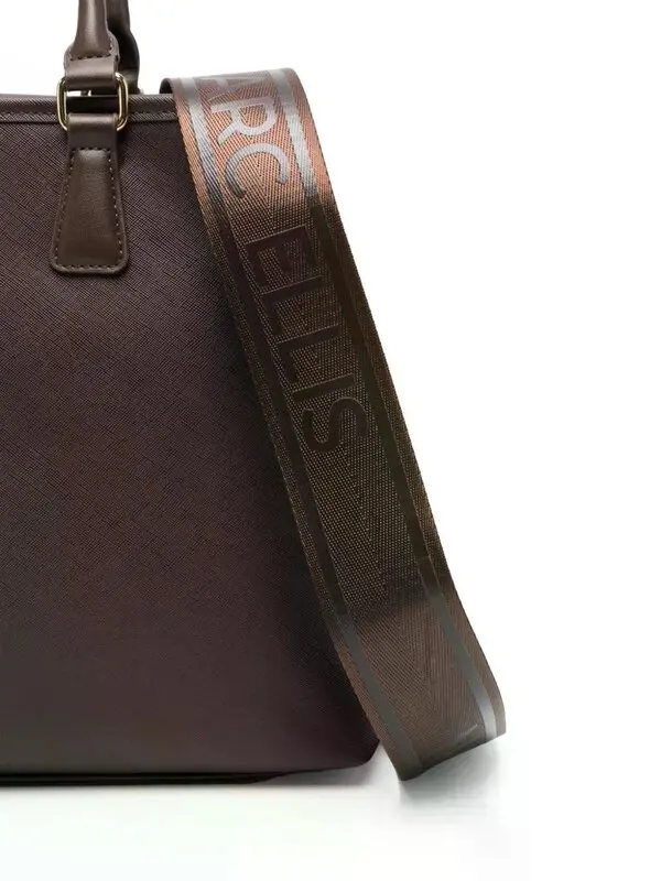 MARC ELLIS Kassy M Logo-plaque Saffiano-effect Tote Bag
