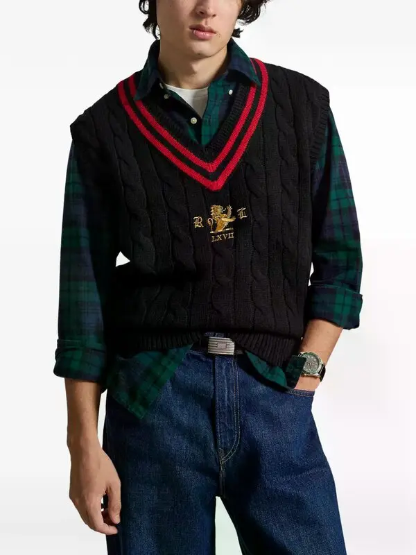 Polo Ralph Lauren Wool Cricket Sleeveless Jumper