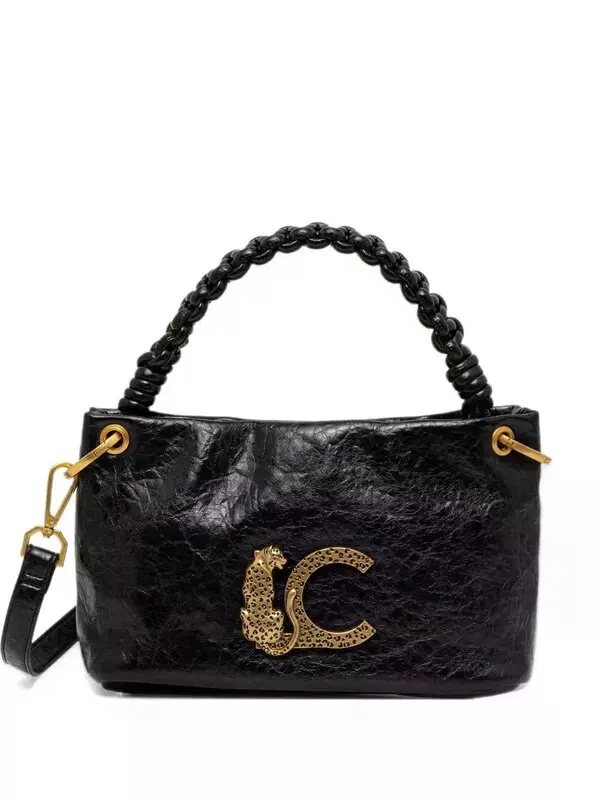 Lola Casademunt Small Braided-handle Logo-plaque Tote Bag