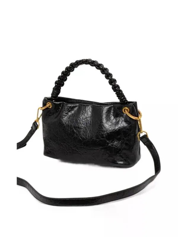 Lola Casademunt Small Braided-handle Logo-plaque Tote Bag
