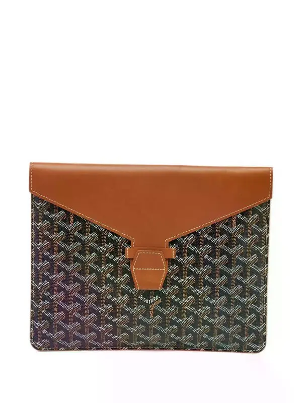 Goyard Mm Camondo Ii Goyardine Clutch Bag - Brown
