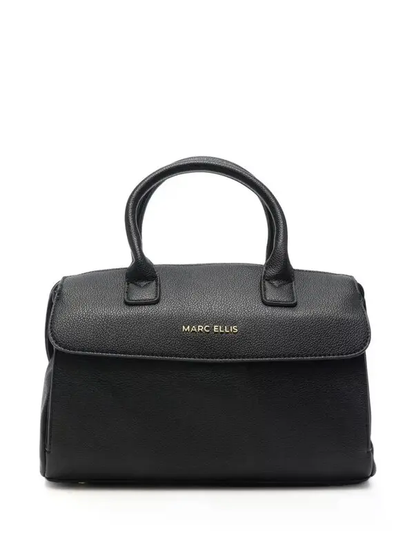 MARC ELLIS Alysa Logo-plaque Pebbled Tote Bag