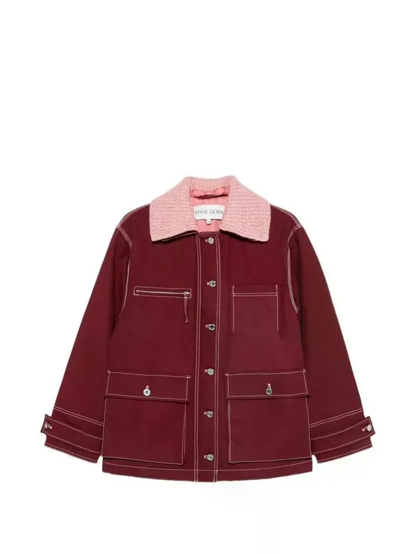 Stine Goya Contrast-stitch Multi-pocket Jacket