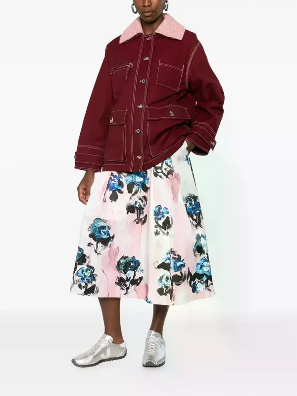 Stine Goya Contrast-stitch Multi-pocket Jacket