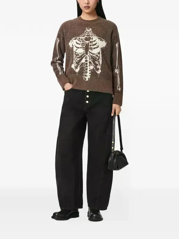 ALLSAINTS Ribspill Skeleton-print Sweater
