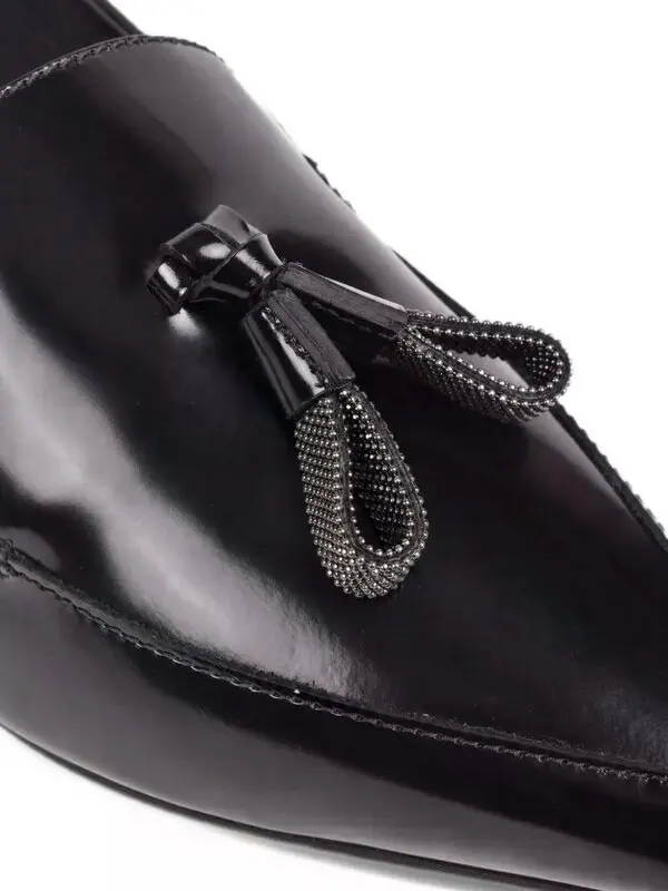 Brunello Cucinelli Tassel-detail Pointed-toe Loafers