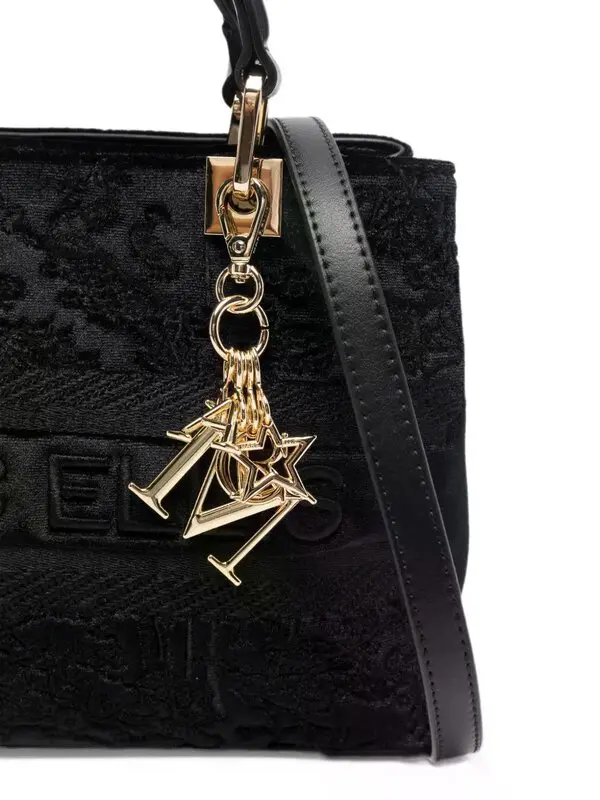 MARC ELLIS Wendi Logo-embossed Charm-detail Shoulder Bag