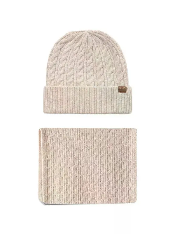 Liu Jo Set Matching Beanie And Scarf