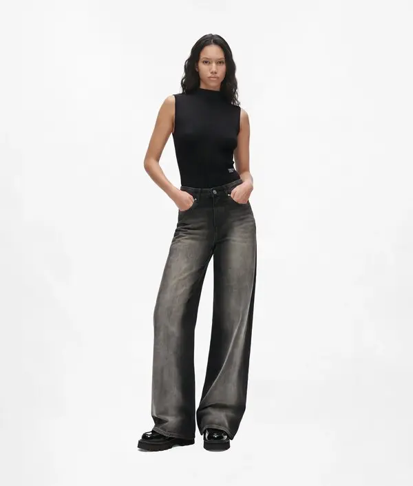 Karl Lagerfeld High Rise Relaxed Jeans