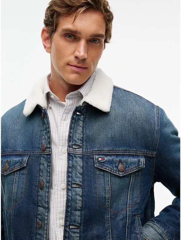 Tommy Hilfiger Teddy Fleece-lined Denim Jacket