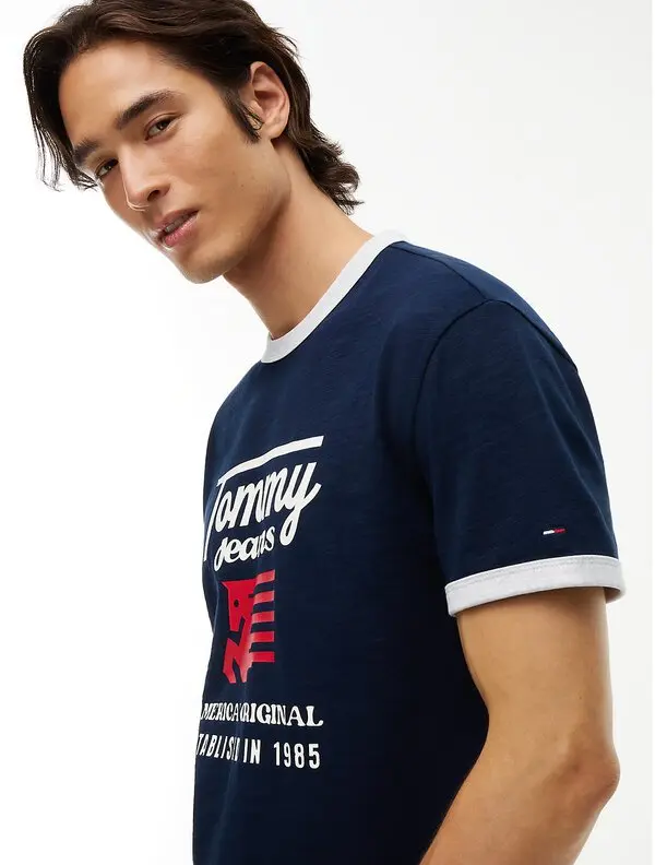 Tommy Hilfiger Pegasus Logo Ringer T-shirt