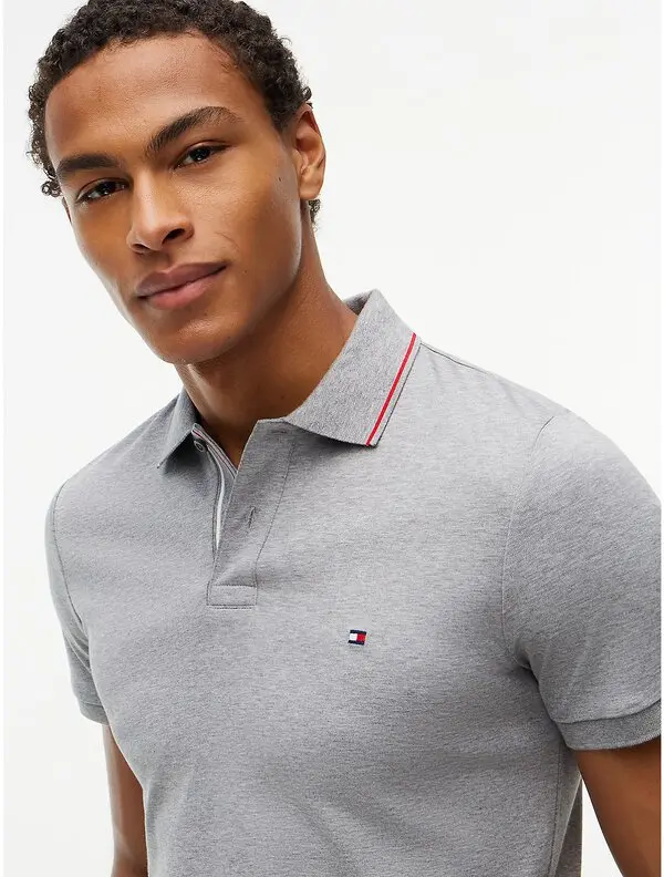 Tommy Hilfiger Slim Fit Smooth Cotton Polo