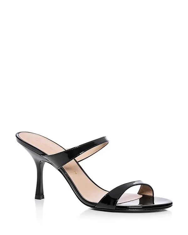 STUART WEITZMAN Nudist 85 Slide Sandals - Black