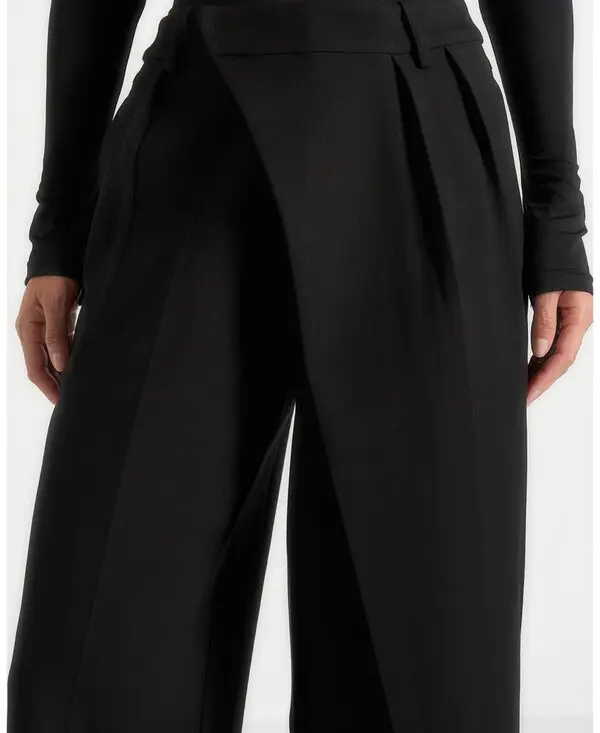 Manière De Voir Colette Tailored Wrap Pleat Trousers