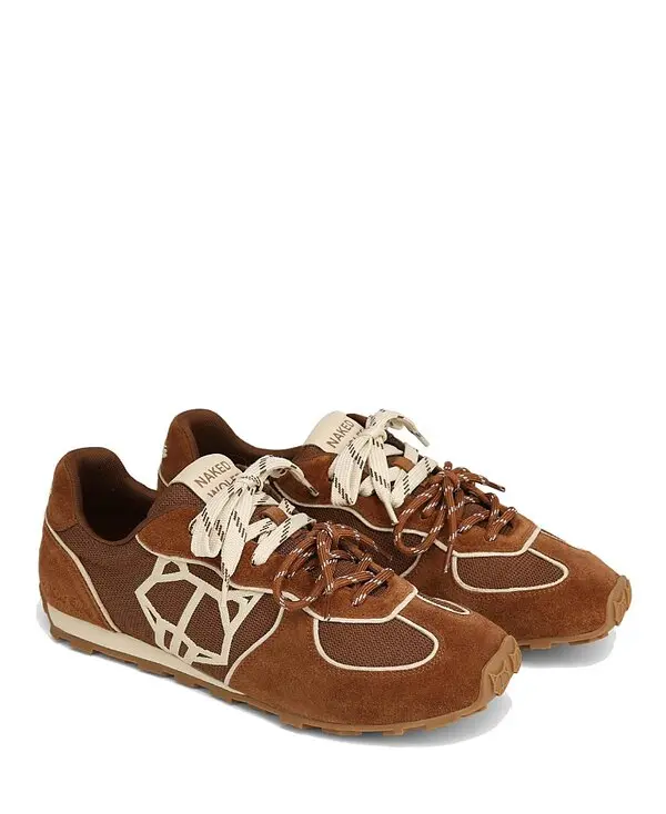NAKED WOLFE Lightning Mesh Sneaker - Tan