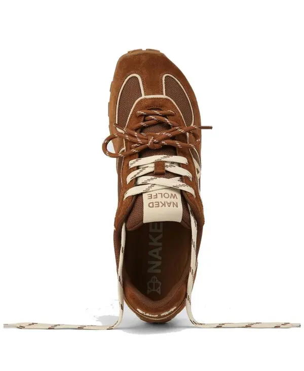 NAKED WOLFE Lightning Mesh Sneaker - Tan