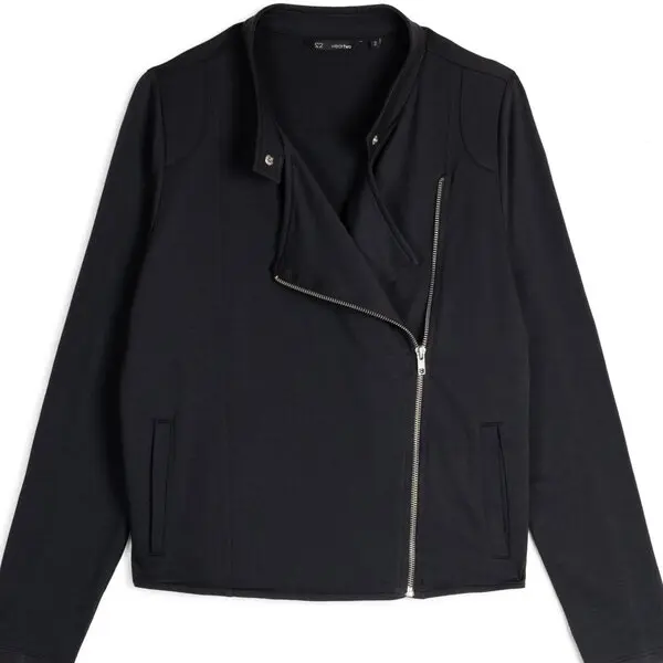 WEARTWO LONDON Enyo Biker Jacket, Charcoal