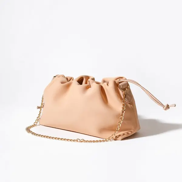POP UPS BRAND Neutrals Puff Clutch Tan - Brown