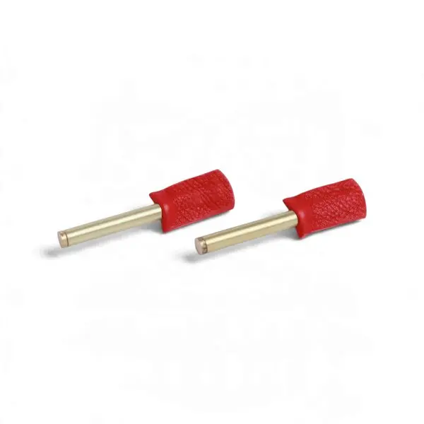 SVETLANA VUKOV Linear Drop Earrings - Red